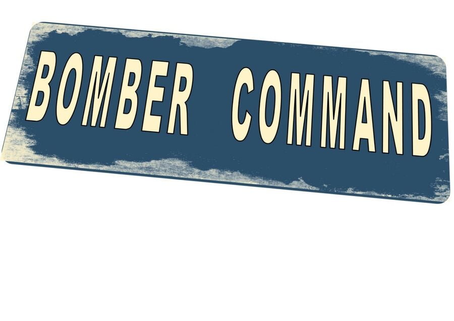 Aluminum Signs Size: 4 x 16 Inch Vintage Bomber Command WW2 ...