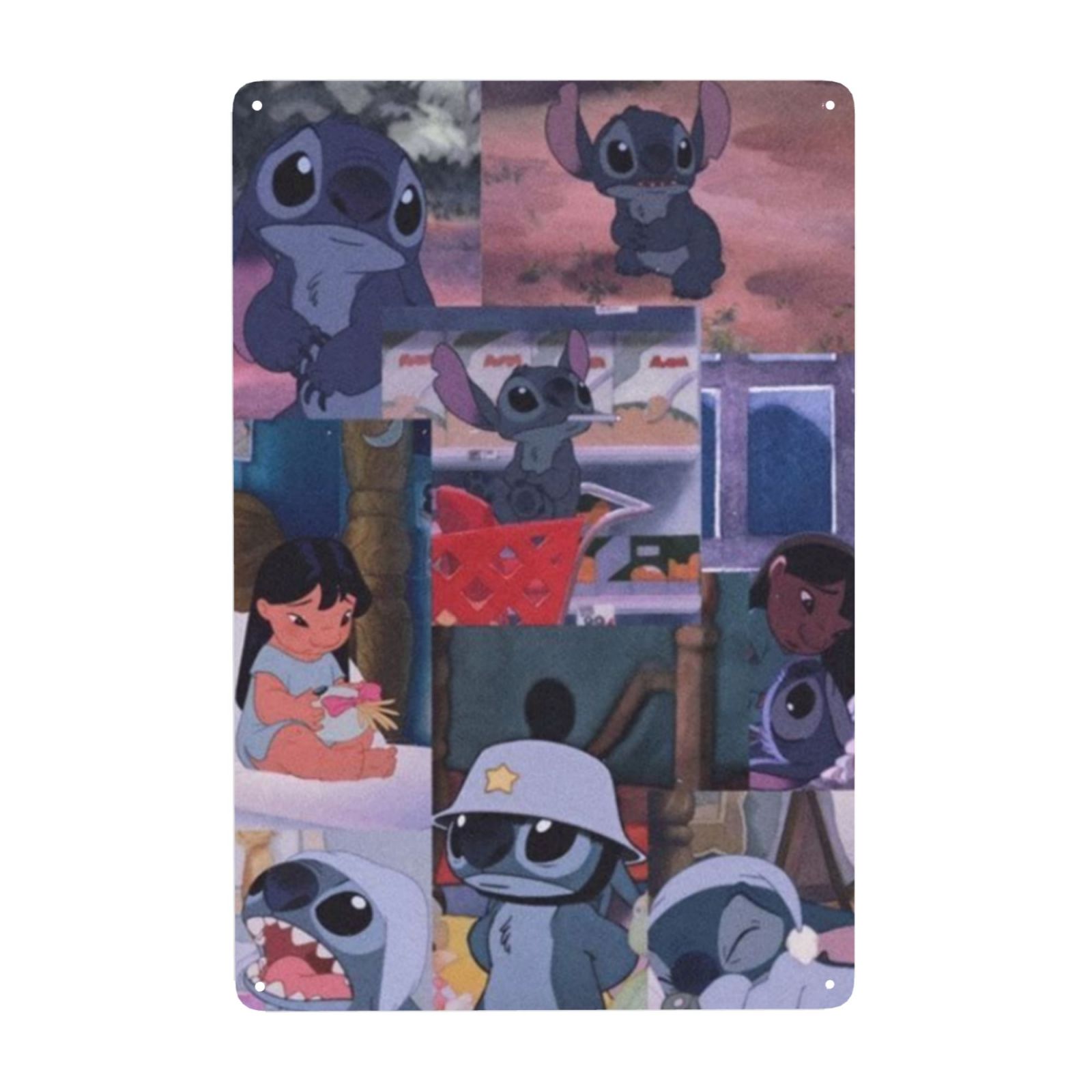 Aluminum Signs Stitch And His Friend Metal Sign Wall Sign Pub Sign For ...