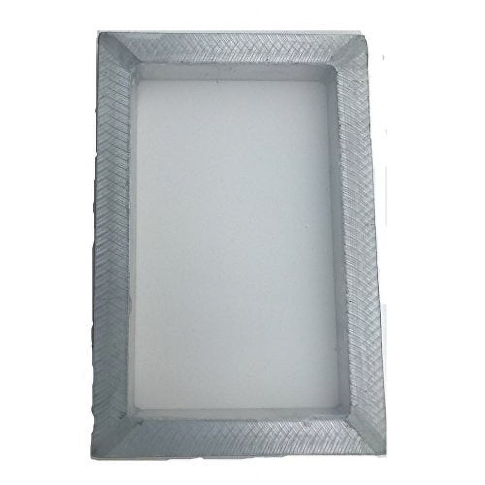 Aluminum Silk Screen Frame (8X12 OD) with Saati 110 mesh for screen ...