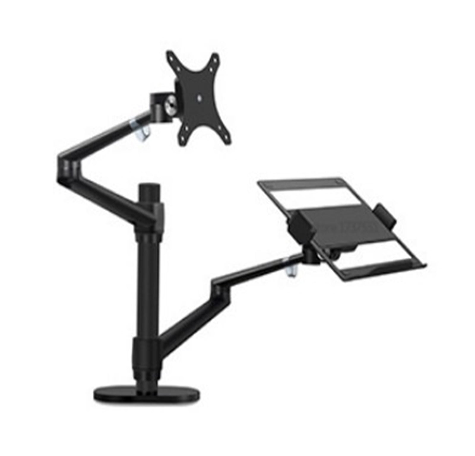 Aluminum Silver Ergonomics 10"-17" Desk Laptop Stand 32" Monitor ...