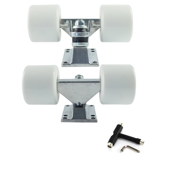 Aluminum Skateboards Trucks and PU Wheel Replacement Skateboards Wheel ...