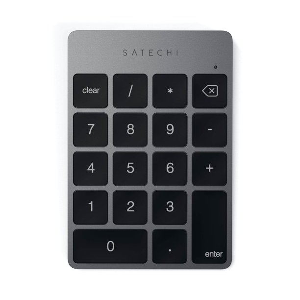 Aluminum Slim Rechargeable Bluetooth Keypad - Walmart Business Supplies