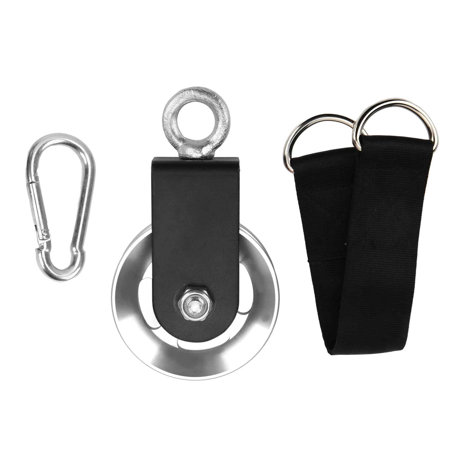 Aluminum Small Cable Gym Pulley, 360-Degree Rotating Silent Pulley for ...