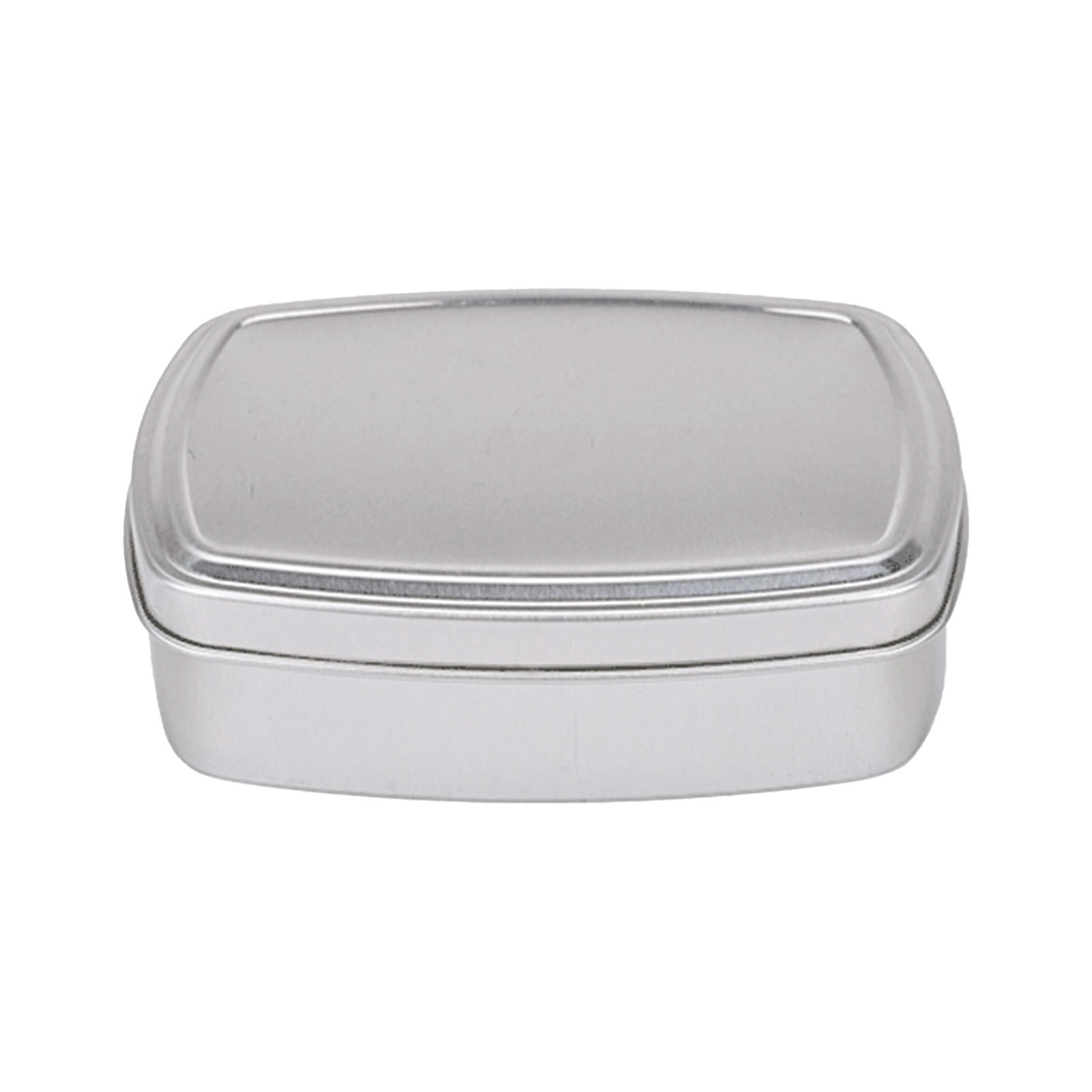 Aluminum Soap Dish With Lid, Rectangular Metal Tin Box For Camping Gym ...
