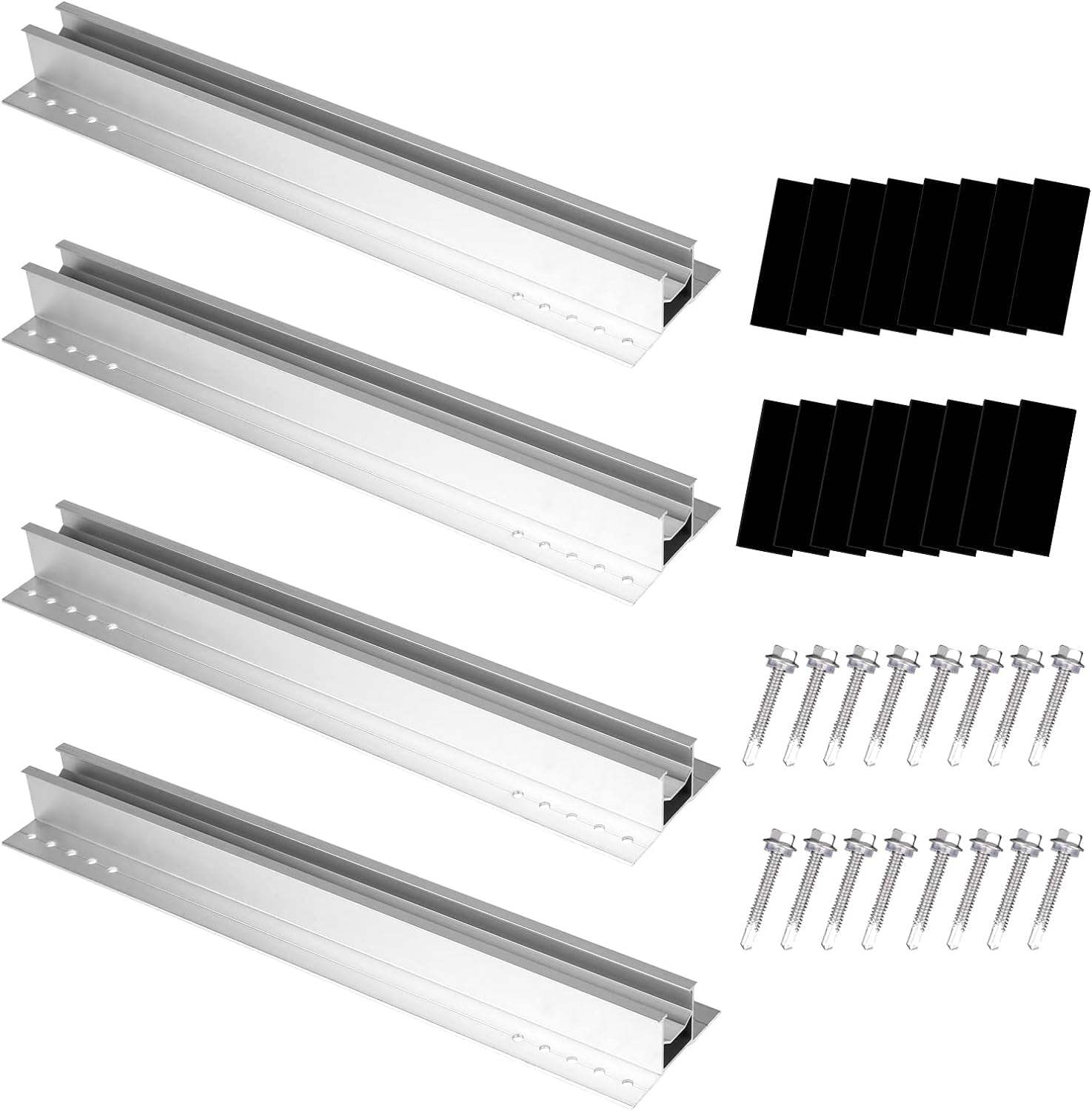 Aluminum Solar Panel - Fixing System - Trapezoidal Pv Sheet - Fixing ...