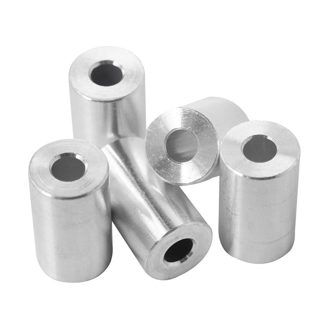 Aluminum Spacer 5/8" OD x 1/4" ID x Choose Your Length, Round Spacer ...