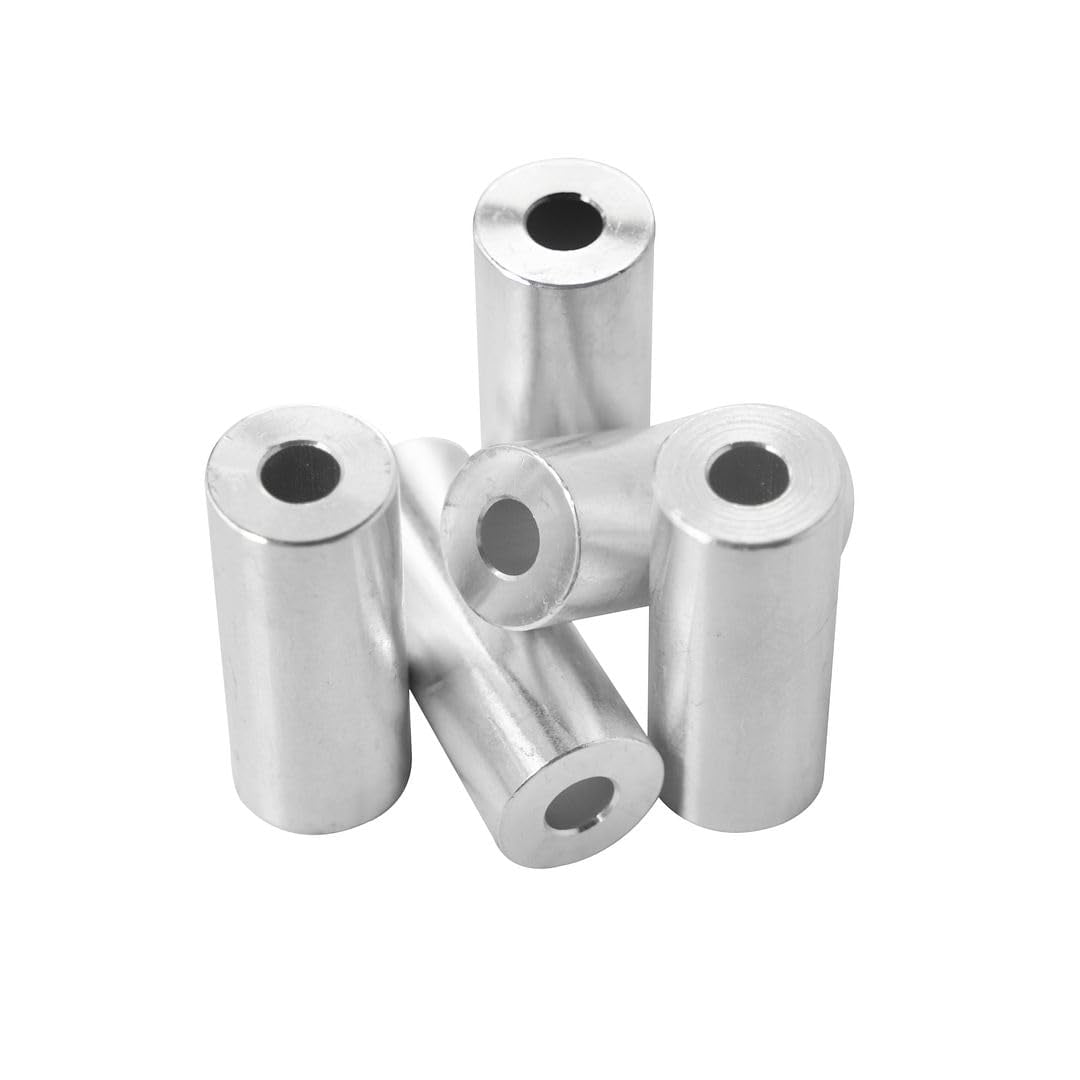 Aluminum Spacer 5/8" OD x 1/4" ID x Choose Your Length, Round Spacer ...
