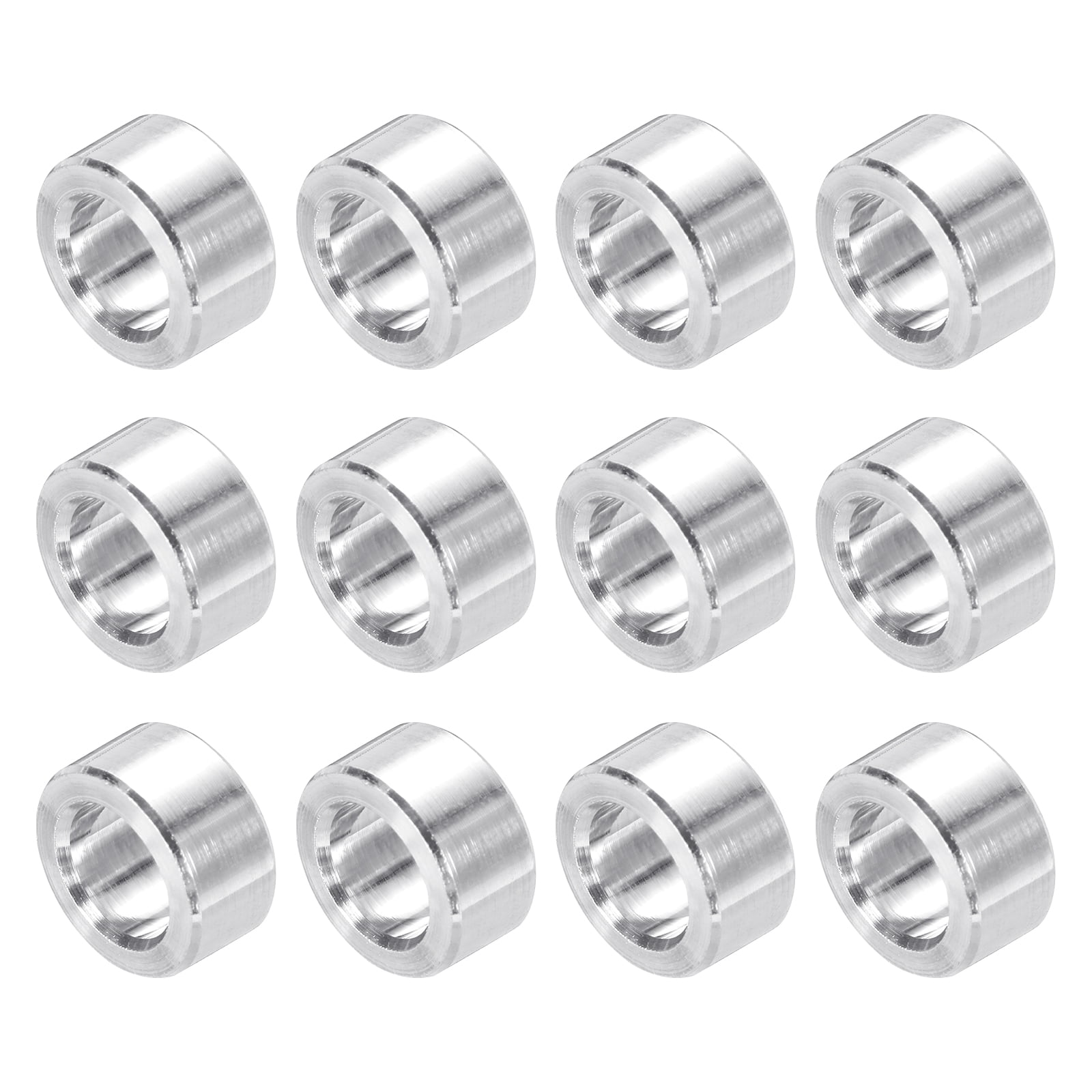 Aluminum Spacer Round Column 1/2 " OD x 1/3 " ID x 0.24 " Length Washer ...