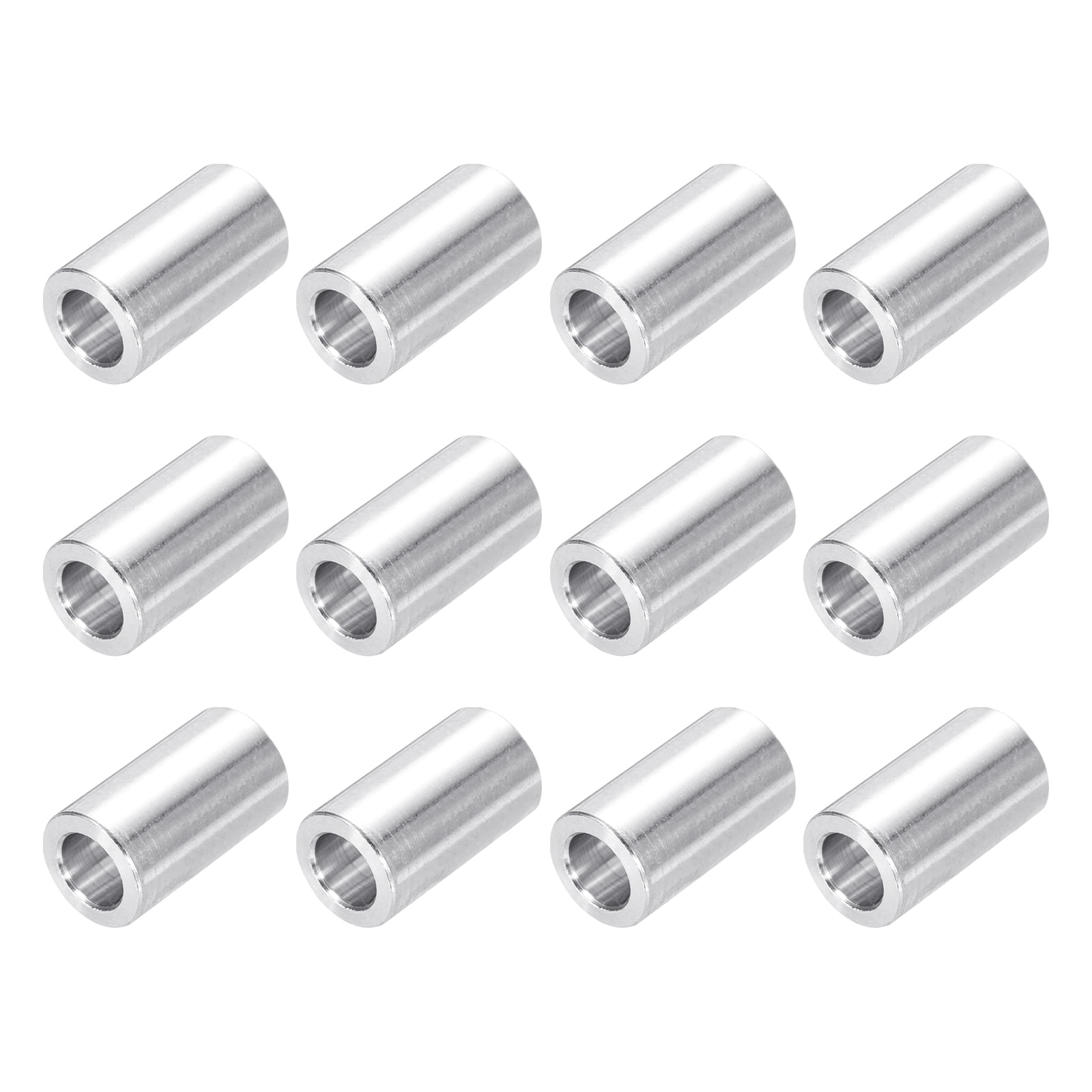 Aluminum Spacer Round Column 1/2 " OD x 1/3 " ID x 0.79 " Length Washer ...
