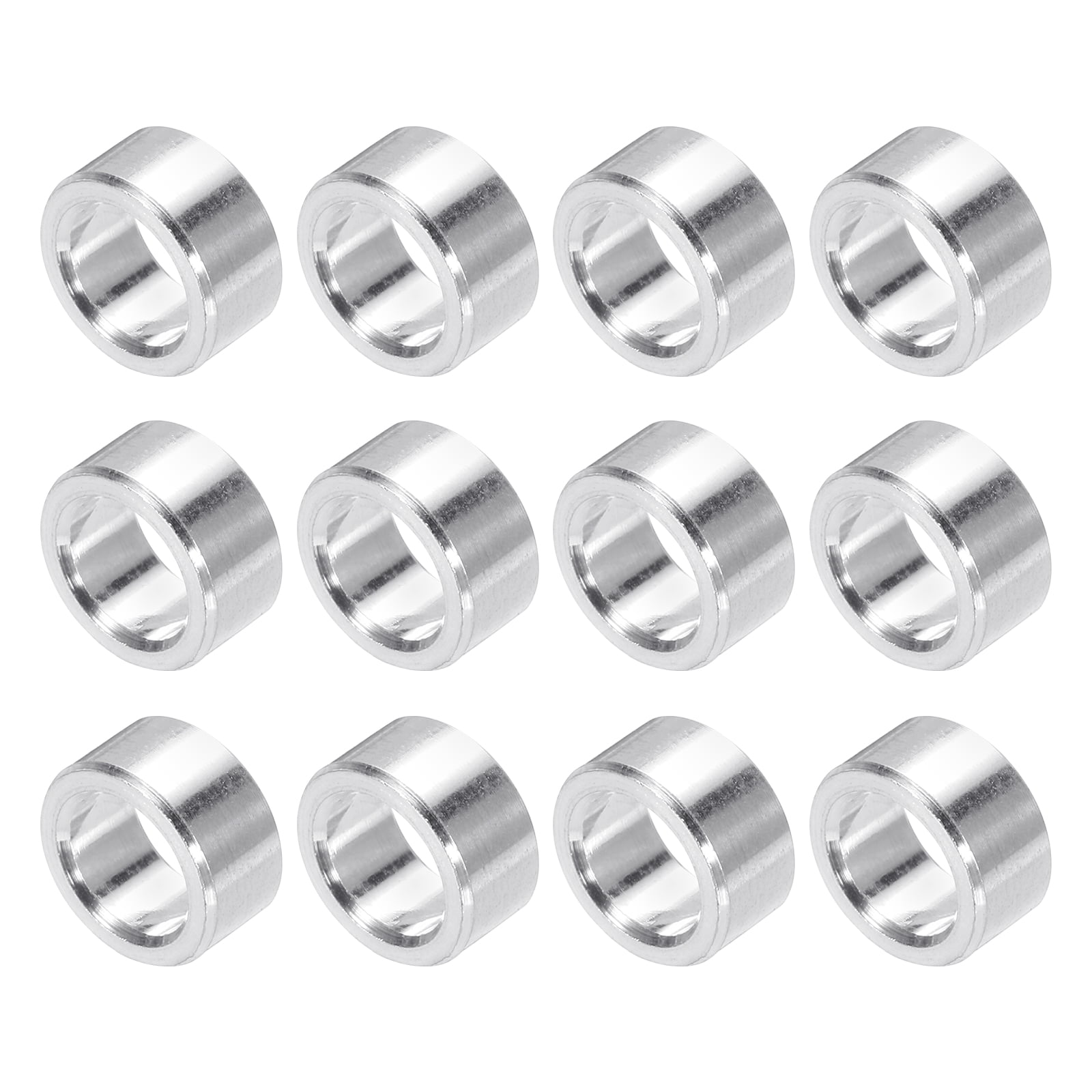 Aluminum Spacer Round Column 1/4 " OD x 1/6 " ID x 0.12 " Length Washer ...