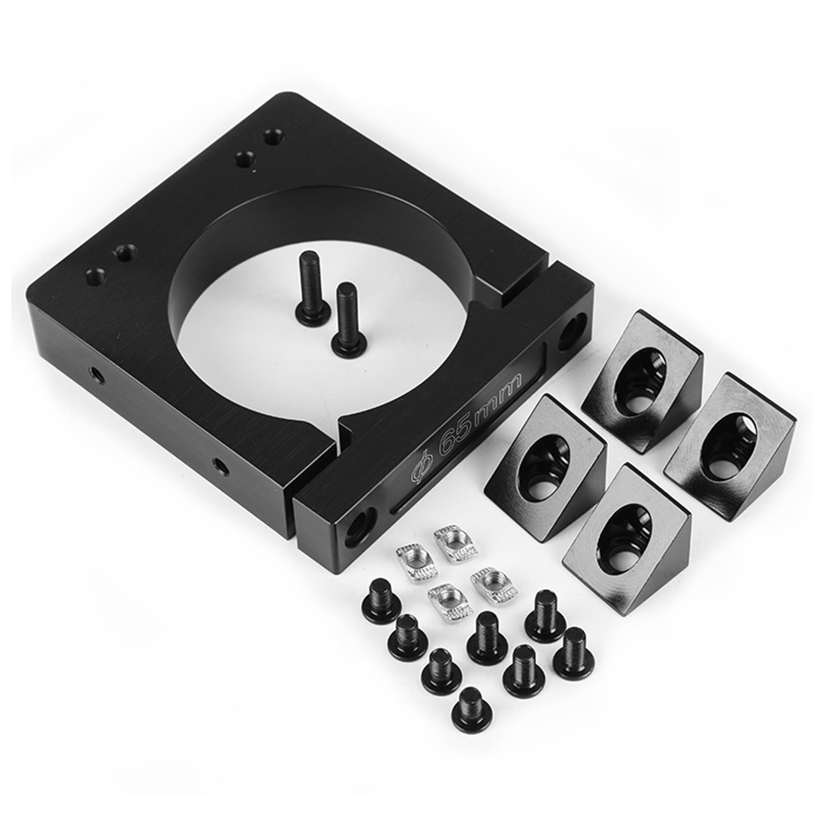 Aluminum Spindle Fixture Holder CNC Spindle Clamp Kit for Engraving ...