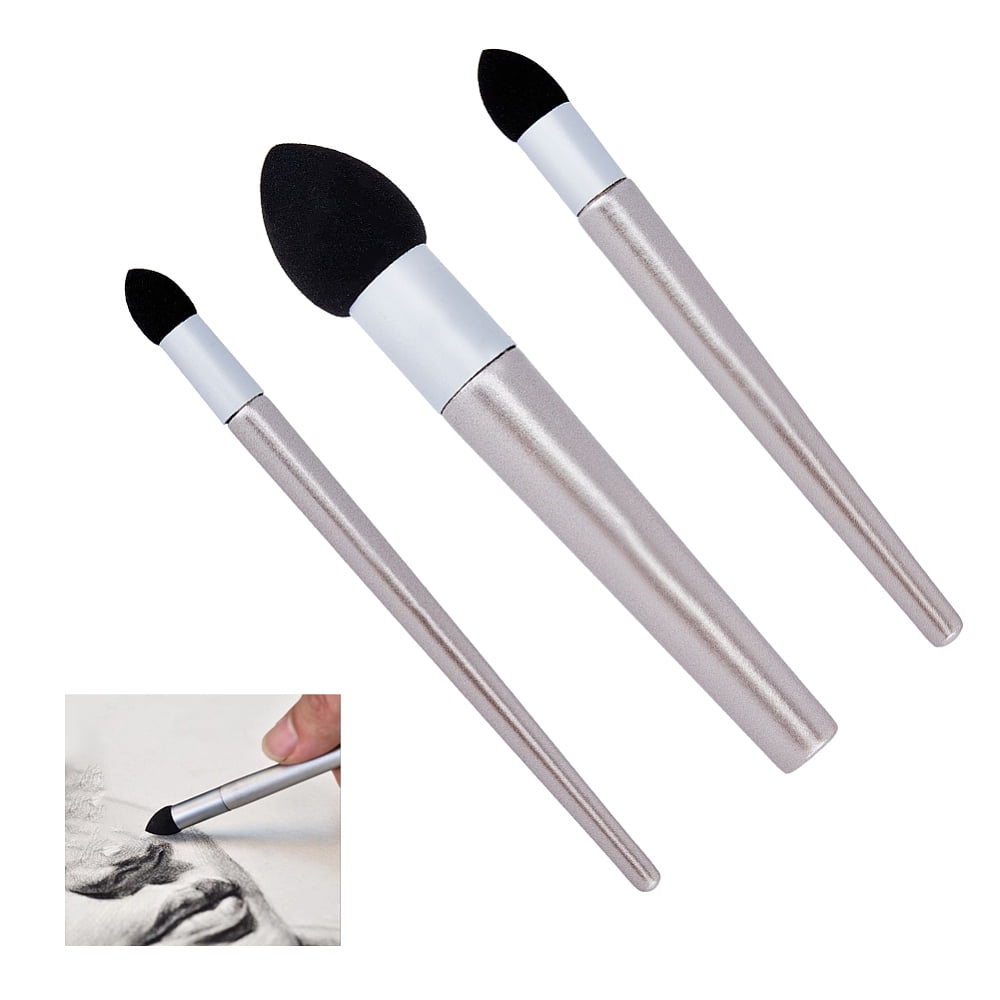 Aluminum Sponge Pen Washable Sketch Rubbing Sponge Brush Reusable ...