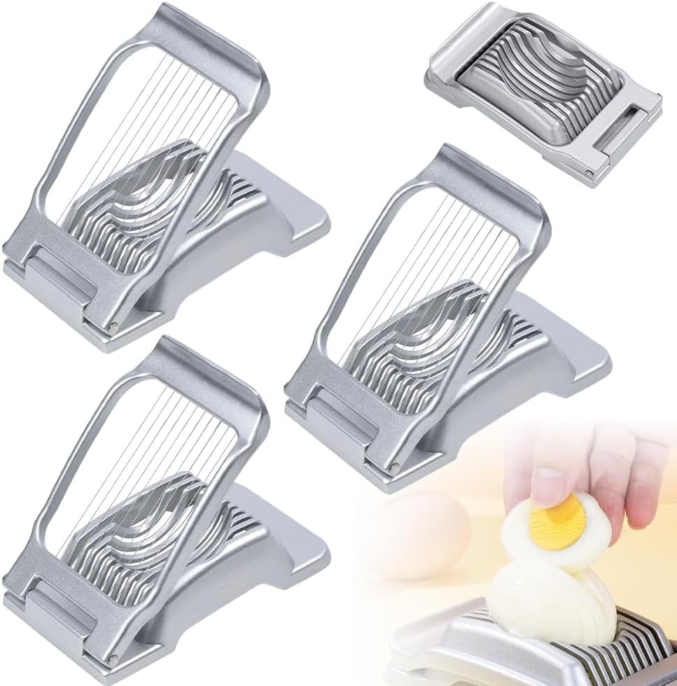 Aluminum Square Egg Cutter, Upgrade Heavy Duty Stainless Steel Wire Egg ...