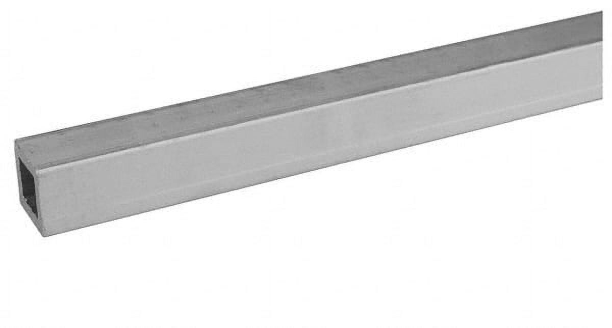 Aluminum Square Tube, 1-1/4" Square x 72" Long, 1/8" Wall Thickness ...
