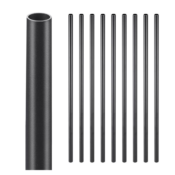 Aluminum Stair Balusters 101 Pack, 26 Inch Matte Black Metal Railing, 3 ...