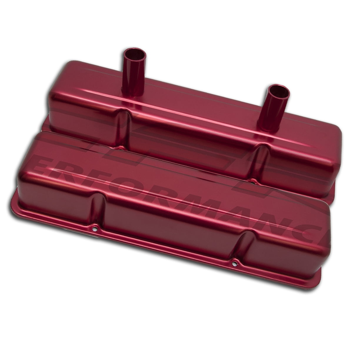Cobra-Tek Aluminum Stamped Tall Valve Covers Chevy SB Circle Track 283 ...