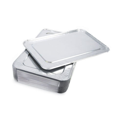 Aluminum Steam Table Pan Lids, Fits Full-Size Deep Pan, 380 Gauge, 0.63 ...