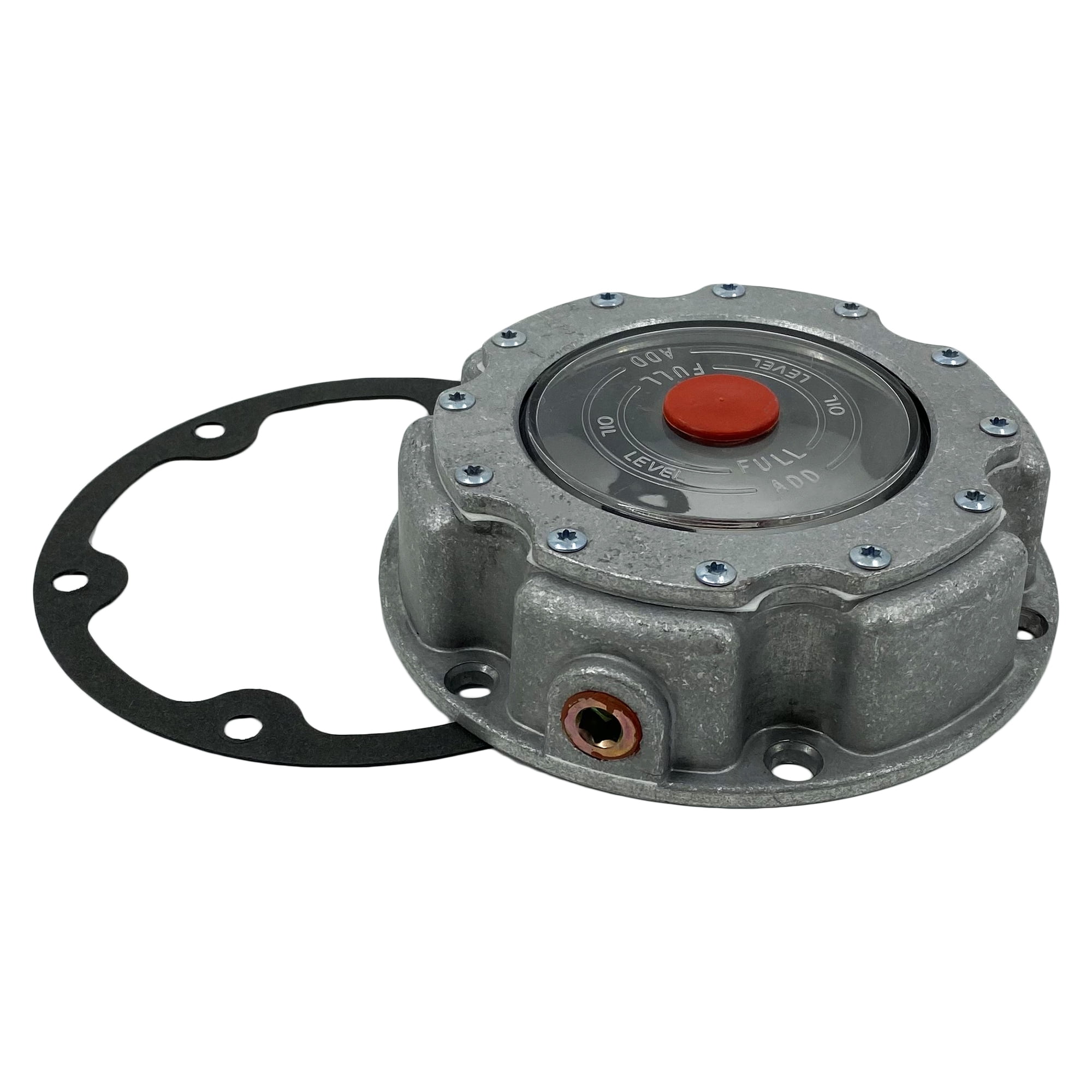 Aluminum Steer Hub Cap for Trailer Axle w/ Oil Port Replaces Stemco 343 ...