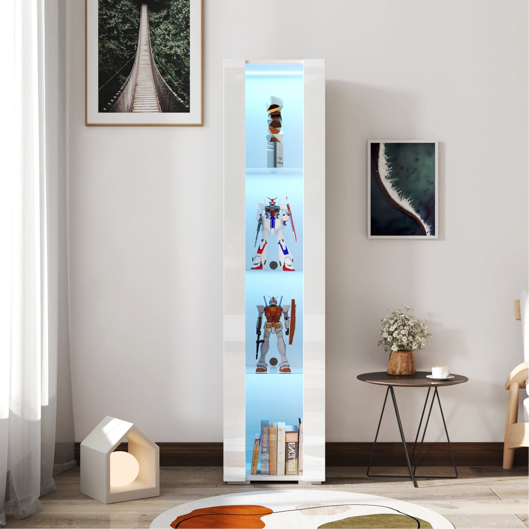 Aluminum Strip Lamp Side Cabinet+3mm Backplane Material"-"Lounge Area ...