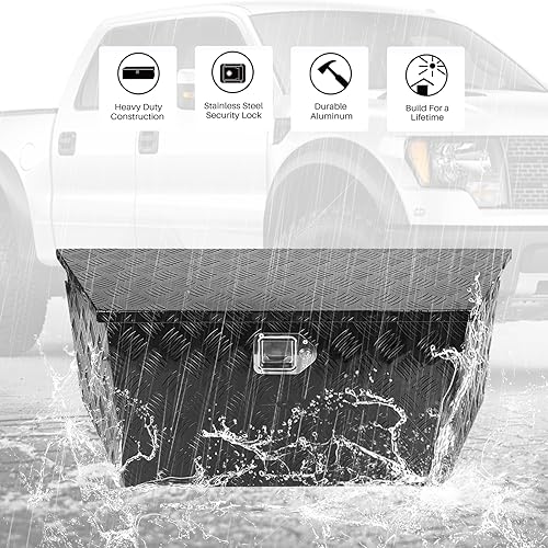 Aluminum Stripes Trailer Storage Box Trailer Tool Box,Chrome Lock ...