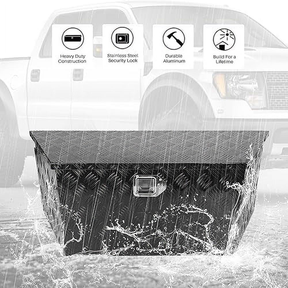 Aluminum Stripes Trailer Storage Box Trailer Tool Box,Chrome Lock ...