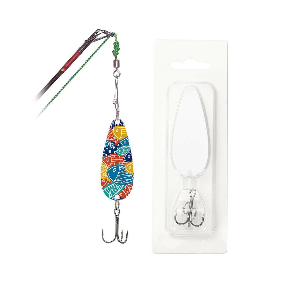 Craft Express Aluminum Sublimation Fishing Lure Set – Blank Metal Lures ...
