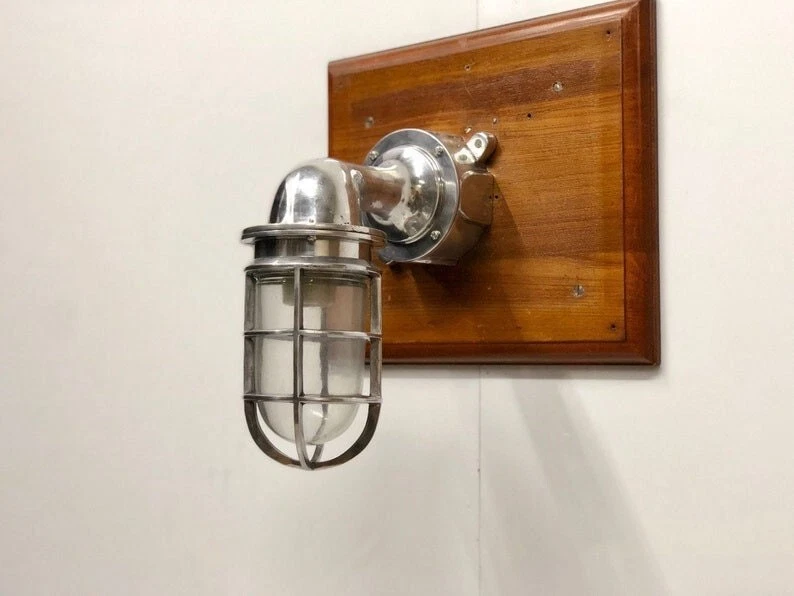 Aluminum Swan Neck 90° Passageway Wall Light – Marine Ship Fixture with ...