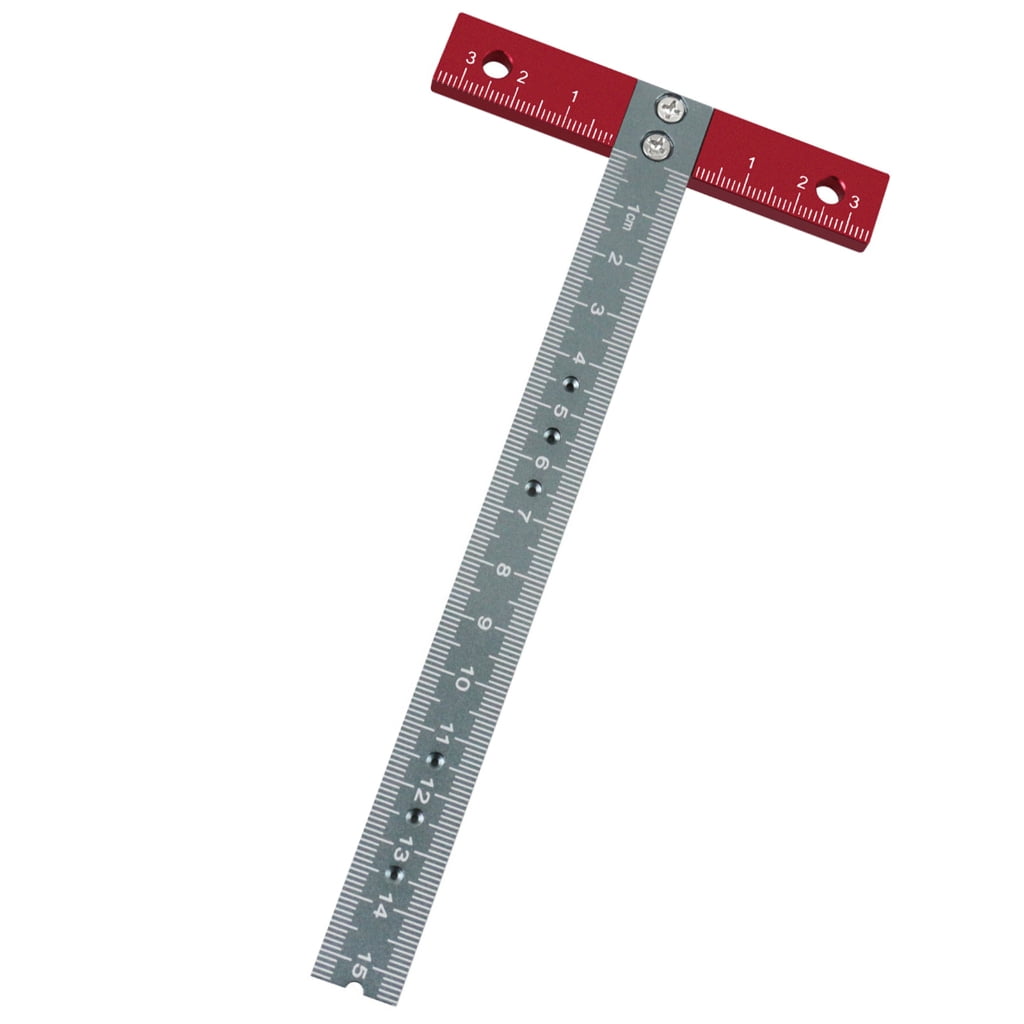 Aluminum T Square Ruler for Hobbyists DIY Enthusiasts Precise ...
