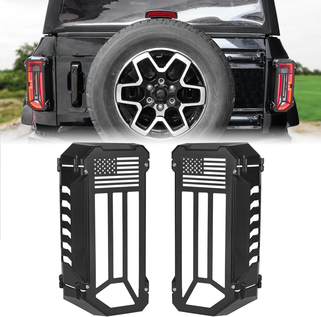 Aluminum Tail Light Protector Trim Cover Rear Light Lamps Guards ...