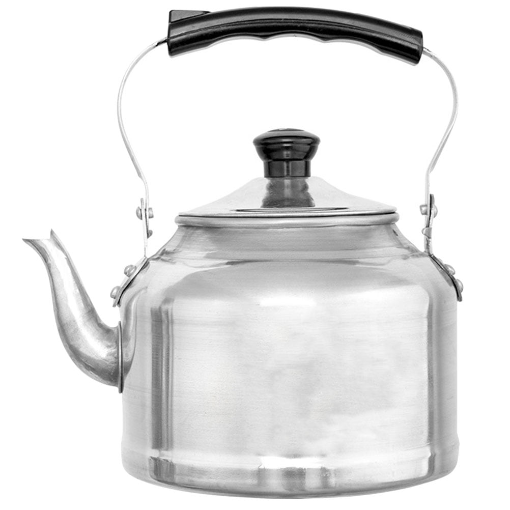 Aluminum Teapot Portable Stove Metal Kettle Handheld Stovetop Desktop ...