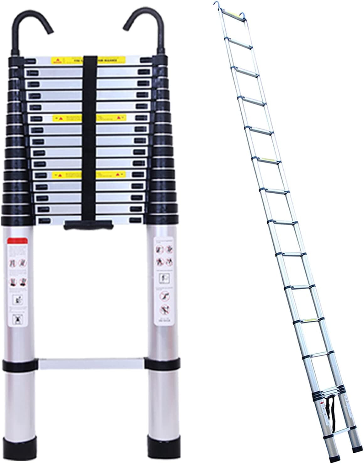Aluminum Telescoping Ladder Multi-Purpose Extension Telescopic Ladder ...