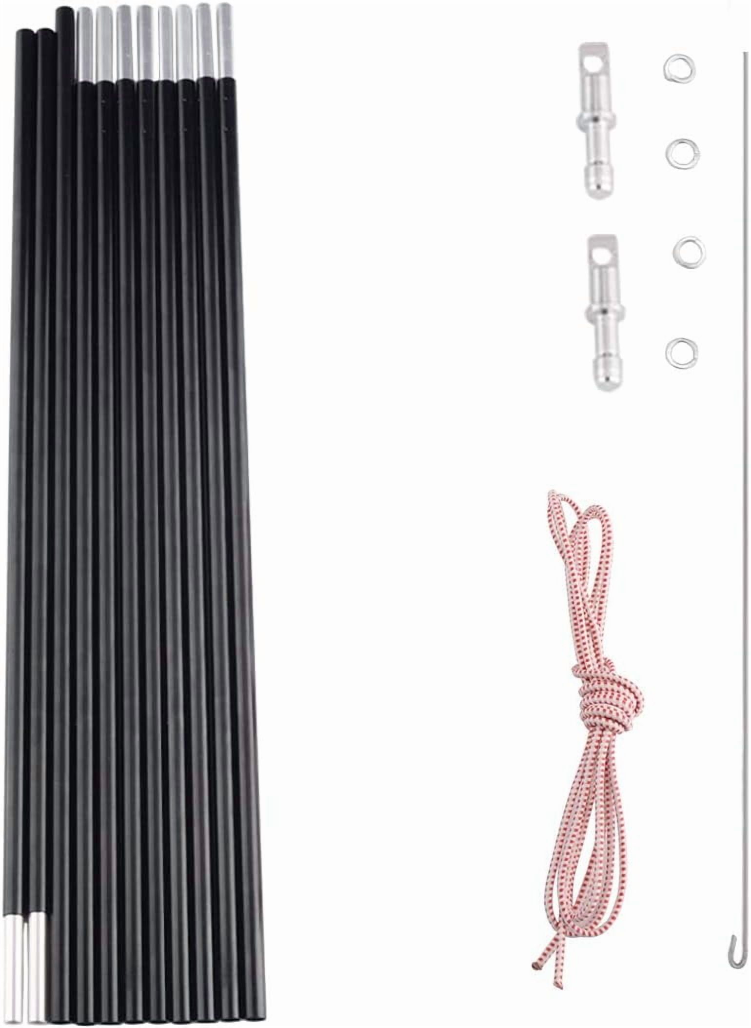 Aluminum Tent Pole Replacement Kit – 14 ft 7 in Female and 14 ft 8.7 in ...