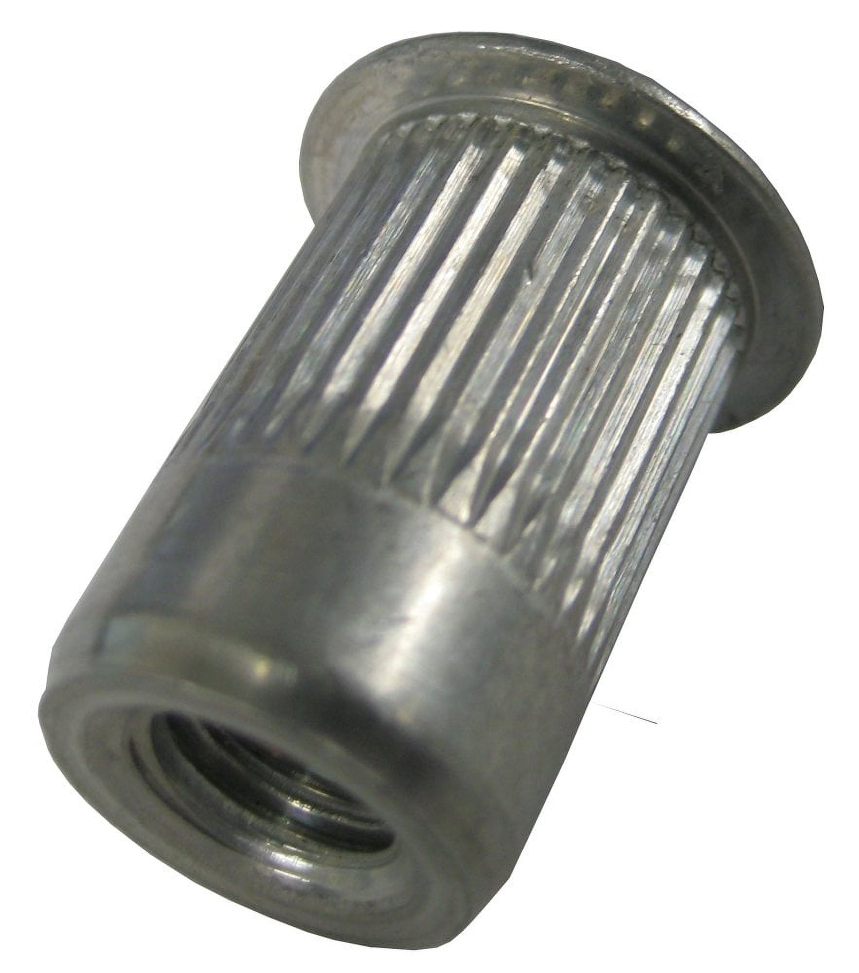 Aluminum Thin-NUT Small Flange, Plain Finish, 3/8-24 x .027-.150 Grip ...