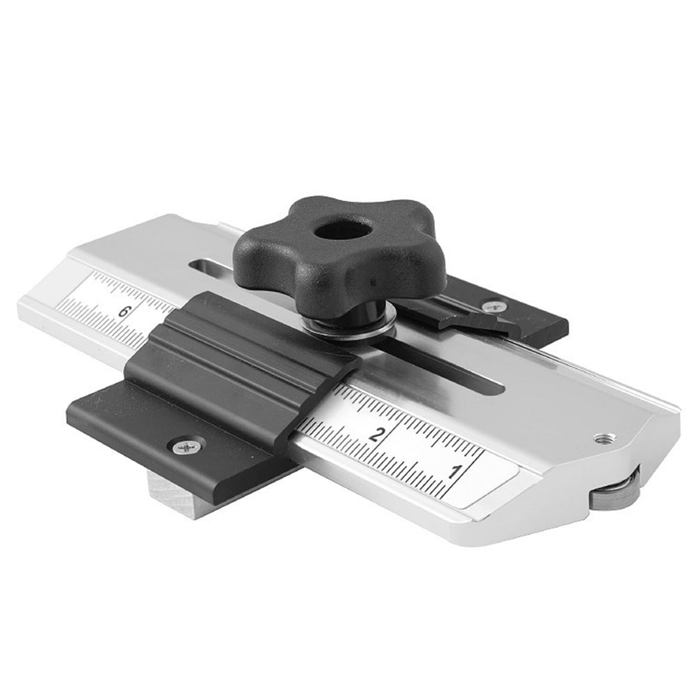 Aluminum Thin Rip Table Saw Jig Module Slicing Positioner Contour Gauge ...