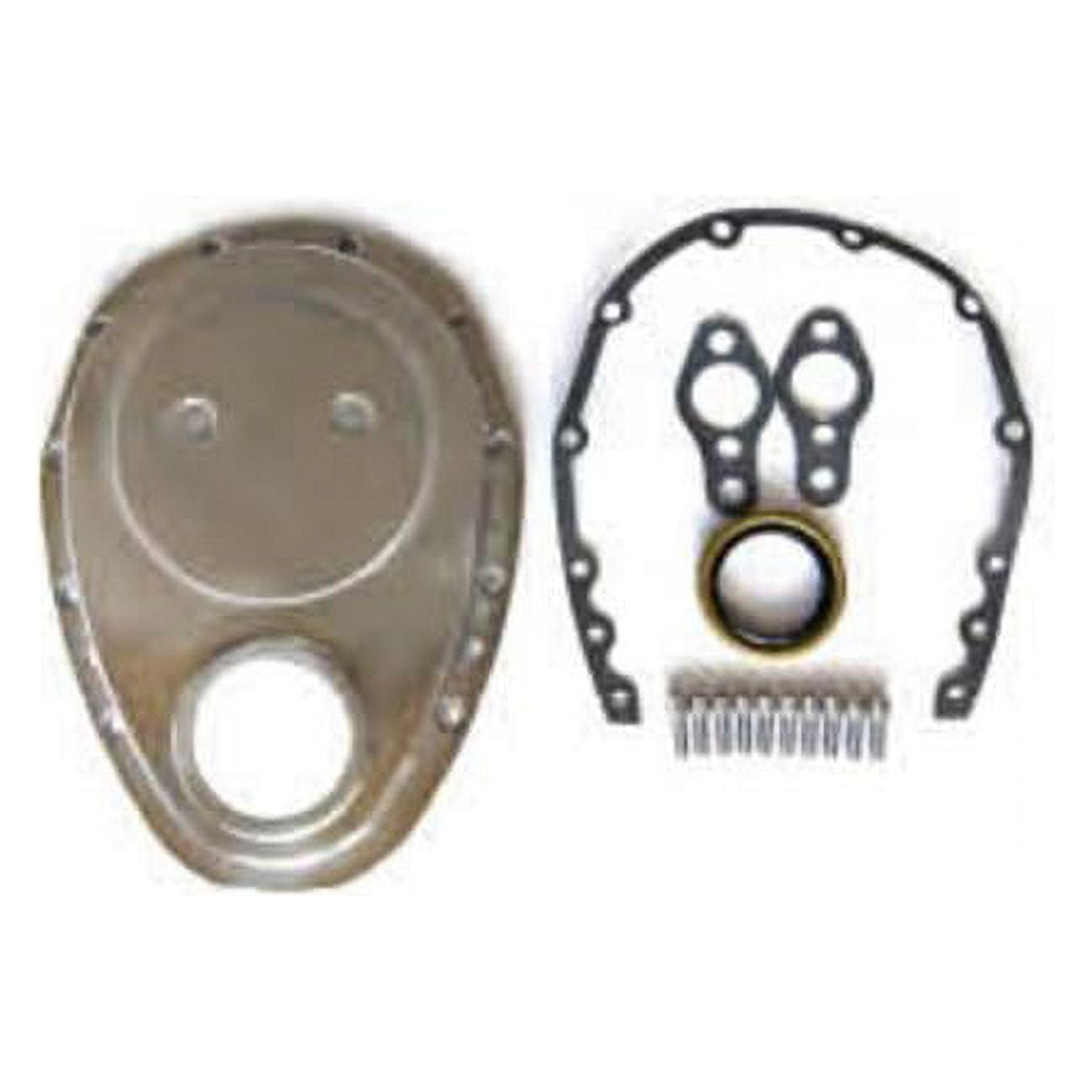 Aluminum Timing Chain Cover for SBC 283 305 327 350, Polished - Walmart.com