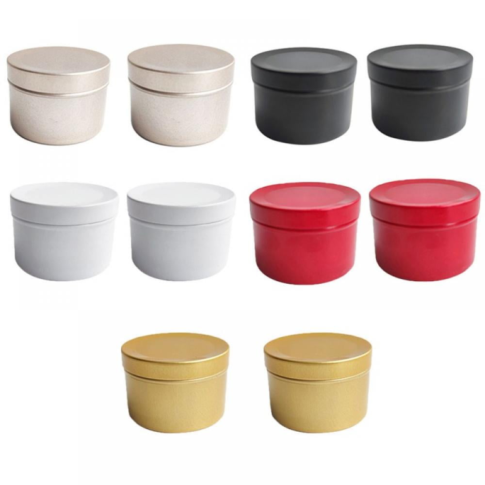 Aluminum Tin Cans Empty Containers Screw Top Round Metal Cans with ...