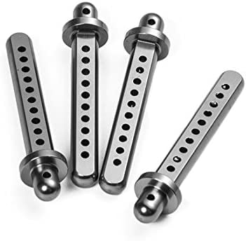 Aluminum Titanium Color 49.5 mm 4PCS RC Body Post Mounts For SCX10 ...