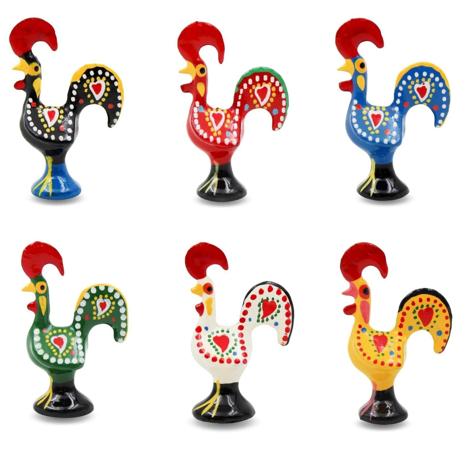 Aluminum Traditional Portuguese Good Luck Rooster Galo de Barcelos ...