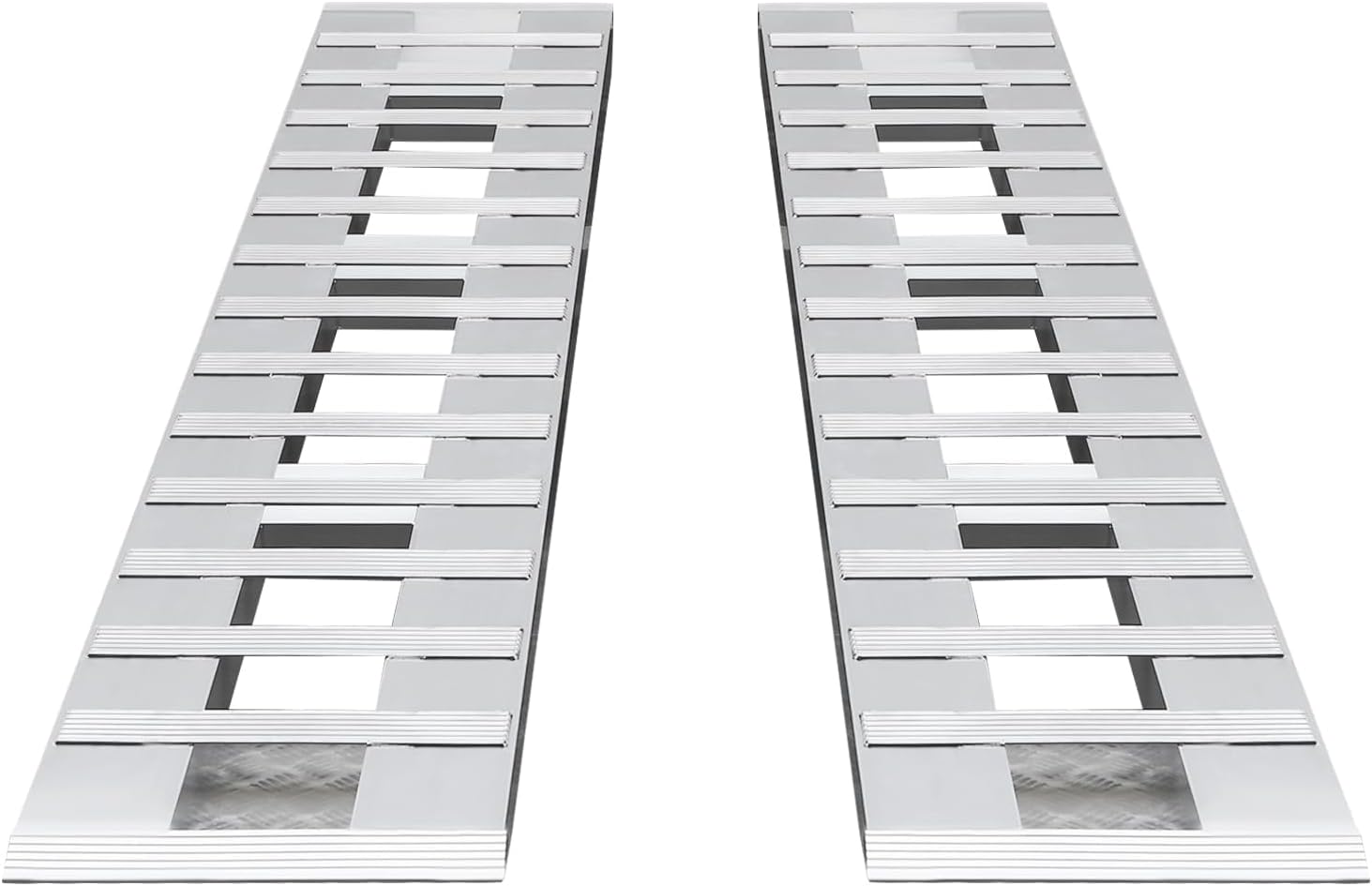 Aluminum Trailer Ramps, 2Pcs Heavy-Duty Powersports Loading Ramps ...