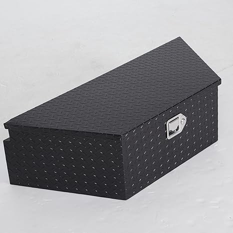 Aluminum Trailer Tongue Box, Heavy Duty Storage With Lock and Keys ...