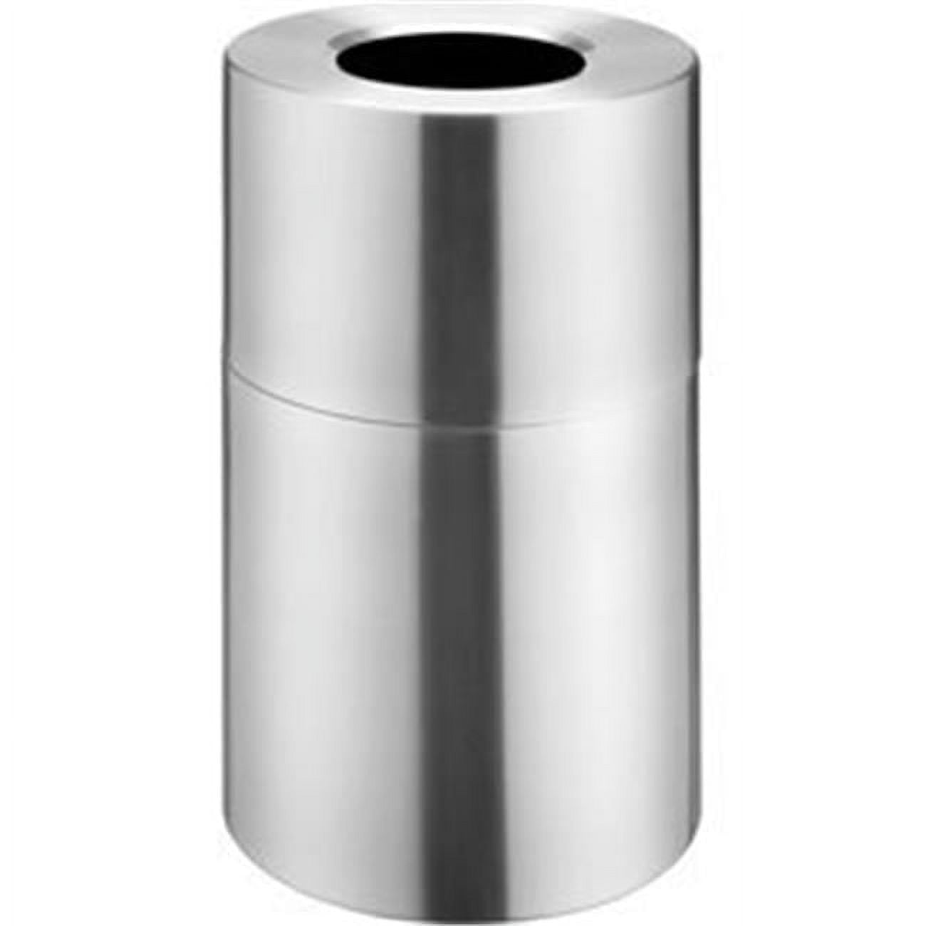 Aluminum Trash Container - Satin Clear, 35 gal - Walmart.com