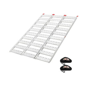 Shininglove 2Pcs Aluminum Lawn Mower Ramps for Shed – 5 Ft Heavy-Duty ...