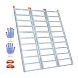 Aluminum Tri-Folding Truck Ramps 1850Lbs Max, Loading Ramps for Pickup ...