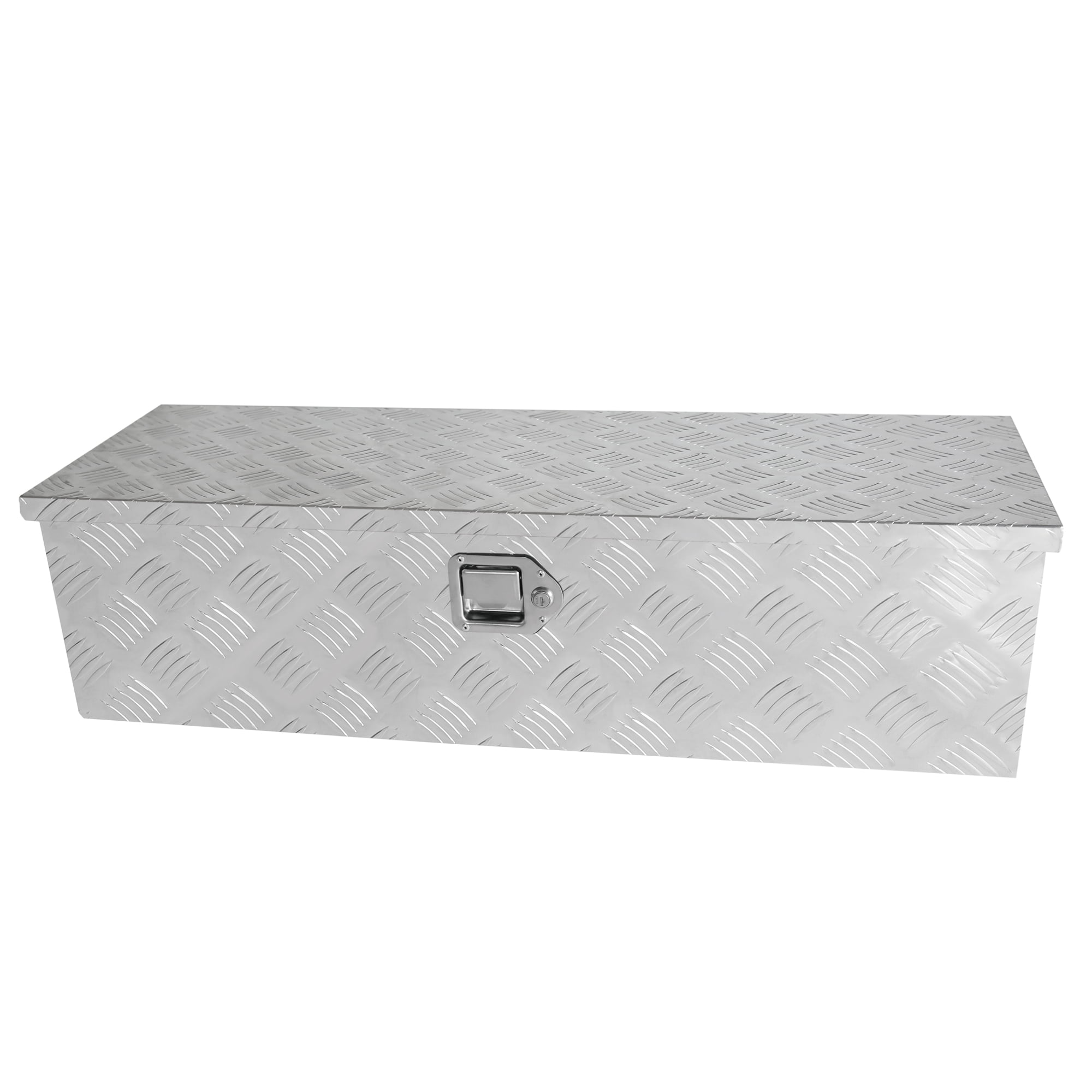 Aluminum Truck Bed Tool Box, Trailer Underbody Toolbox with Side Handle ...