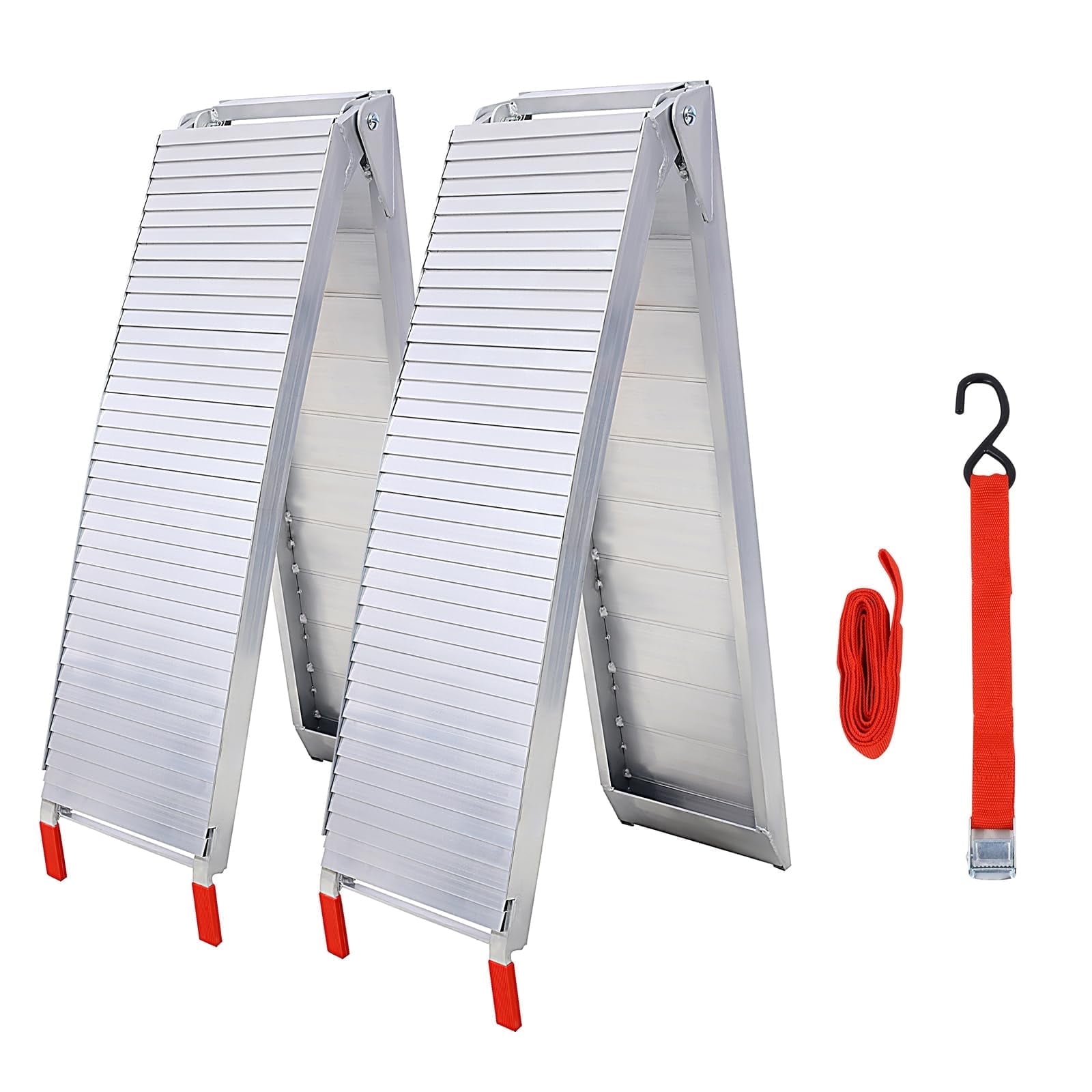 Aluminum Truck Ramps, 80"x12" Portable Loading Ramps for Pickup Trucks ...