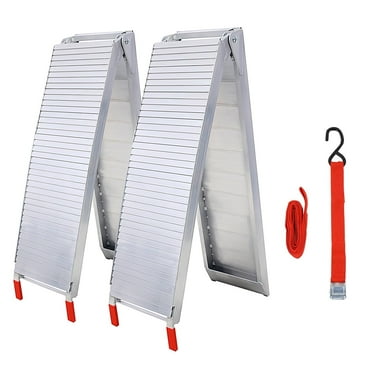 Truck Ramps, 2 Pcs Foldable Loading Ramps 1,000 lbs Capacity ...