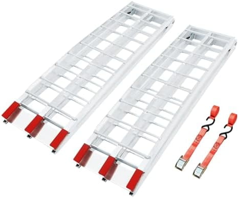 Aluminum Truck Ramps, Heavy Duty Motorcycle Ramps for Pickup Trucks ...