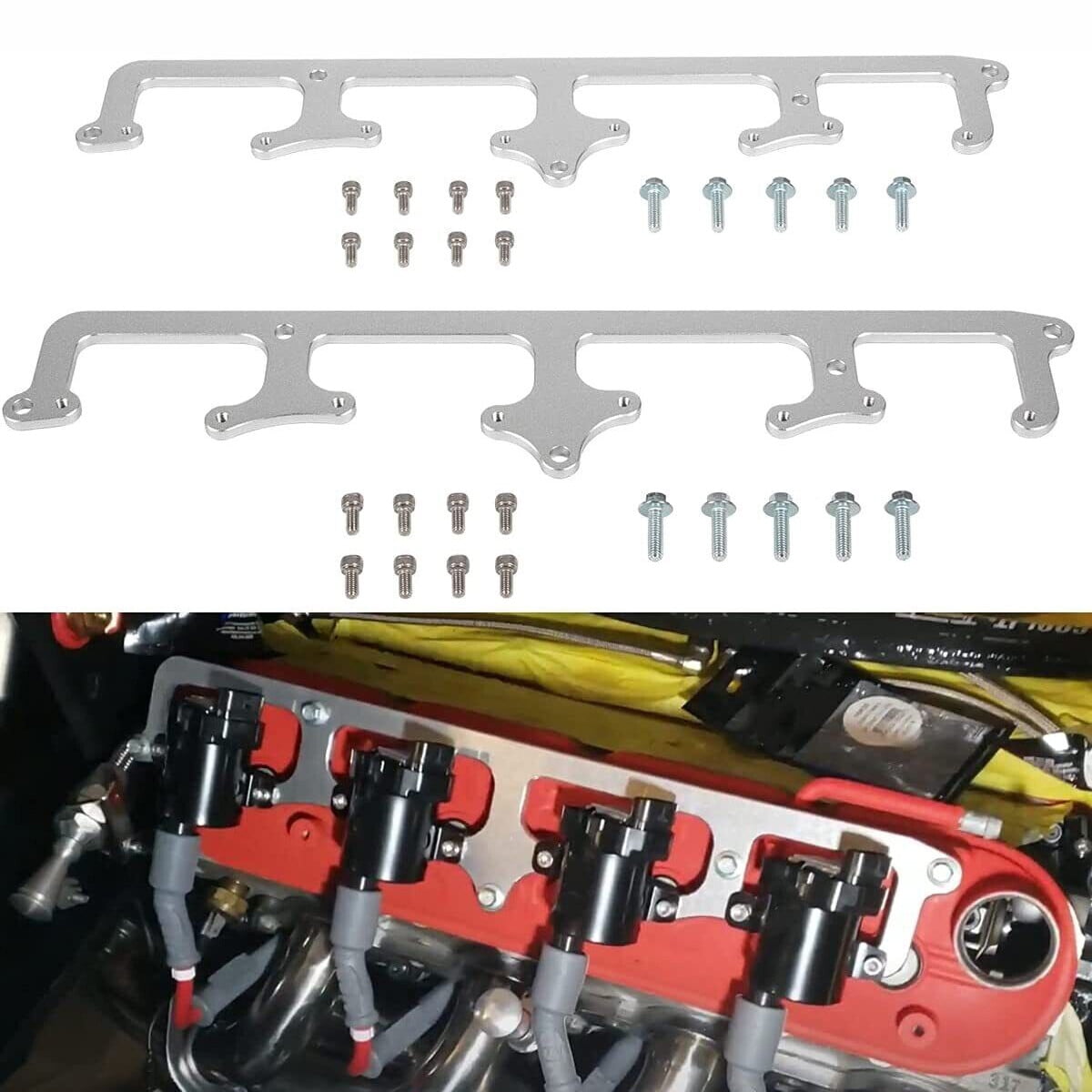 Aluminum Truck Side Bolt Coil Bracket Valve Cover 19005218 For 5.3L LS ...