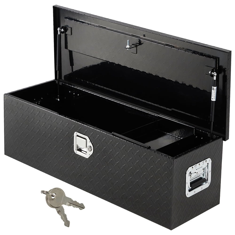 Aluminum Truck Tool Box, Truck Bed Storage Box with Security Lock and ...