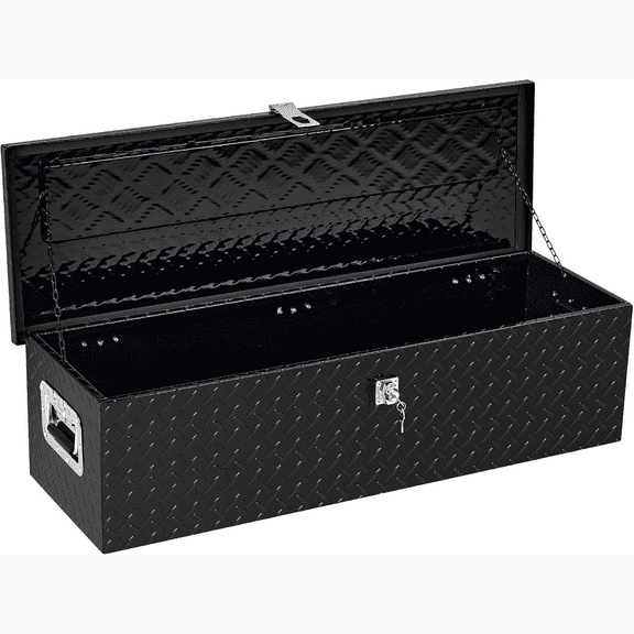 KFFKFF Underbody Truck Storage - Aluminum Diamond Plate Toolbox ...